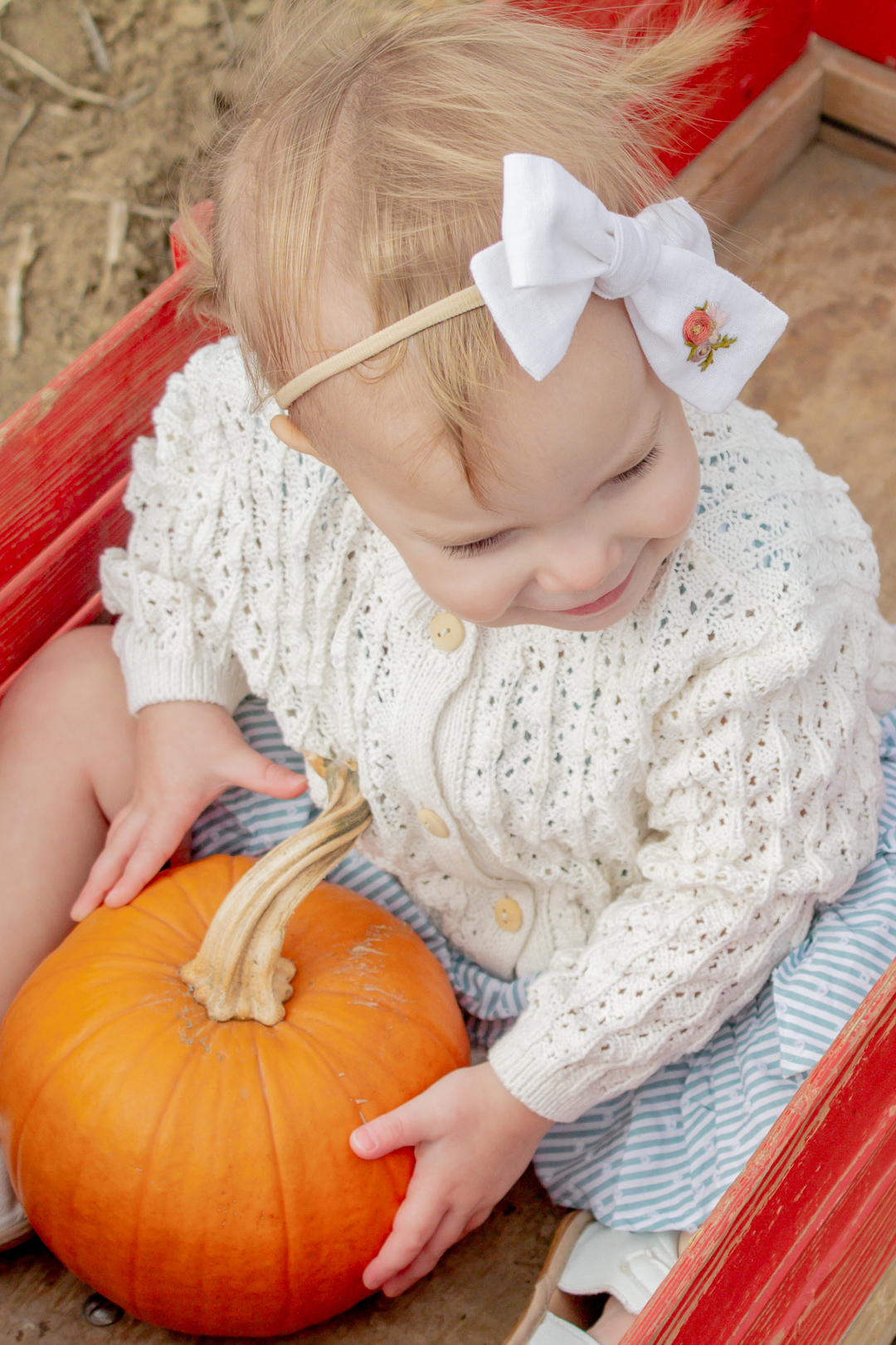 Our First Pumpkin Patch | Everley & Me | Nebraska Mommy & Me Blog