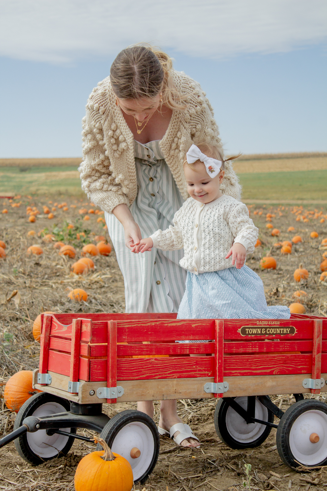 Our First Pumpkin Patch | Everley & Me | Nebraska Mommy & Me Blog