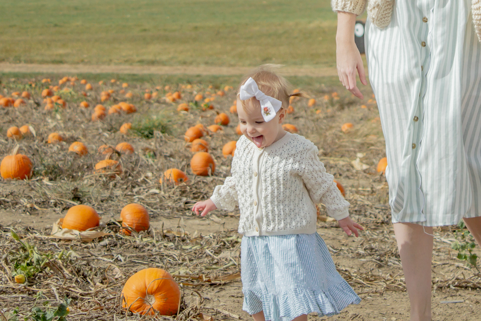 Our First Pumpkin Patch | Everley & Me | Nebraska Mommy & Me Blog